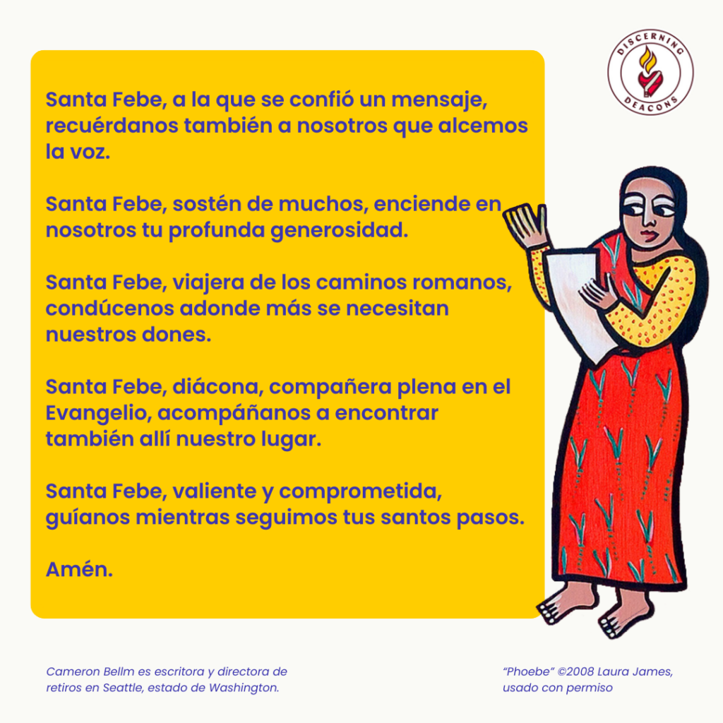 St. Phoebe, pray for us! - Discerning Deacons